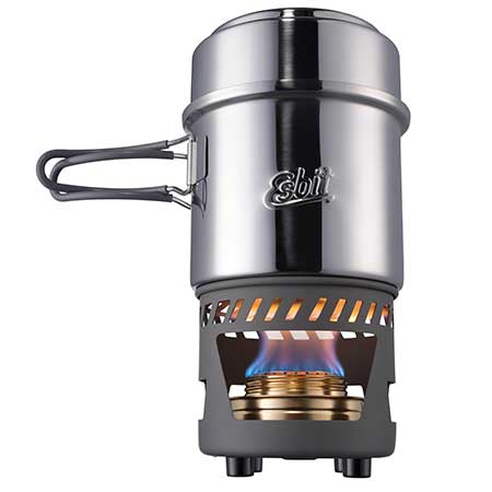 Cook Set with Alcohol Burner Εστία Σετ Μαγειρέματος Esbit | freerider.gr