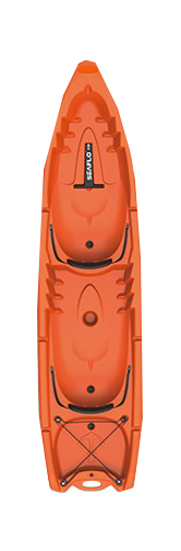 ΚΑΓΙΑΚ ΔΙΘΕΣΙΟ SEAFLO ADULT-KID KAYAK ORANGE | freerider.gr